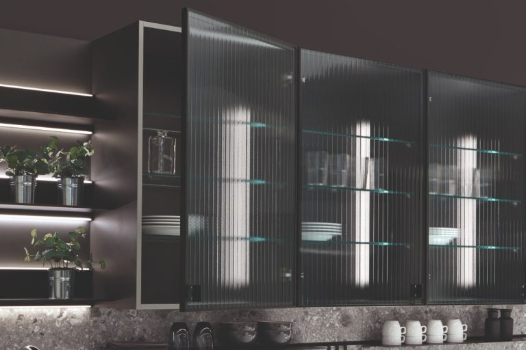 Fluted glass kitchen cabinets are the new home must-have